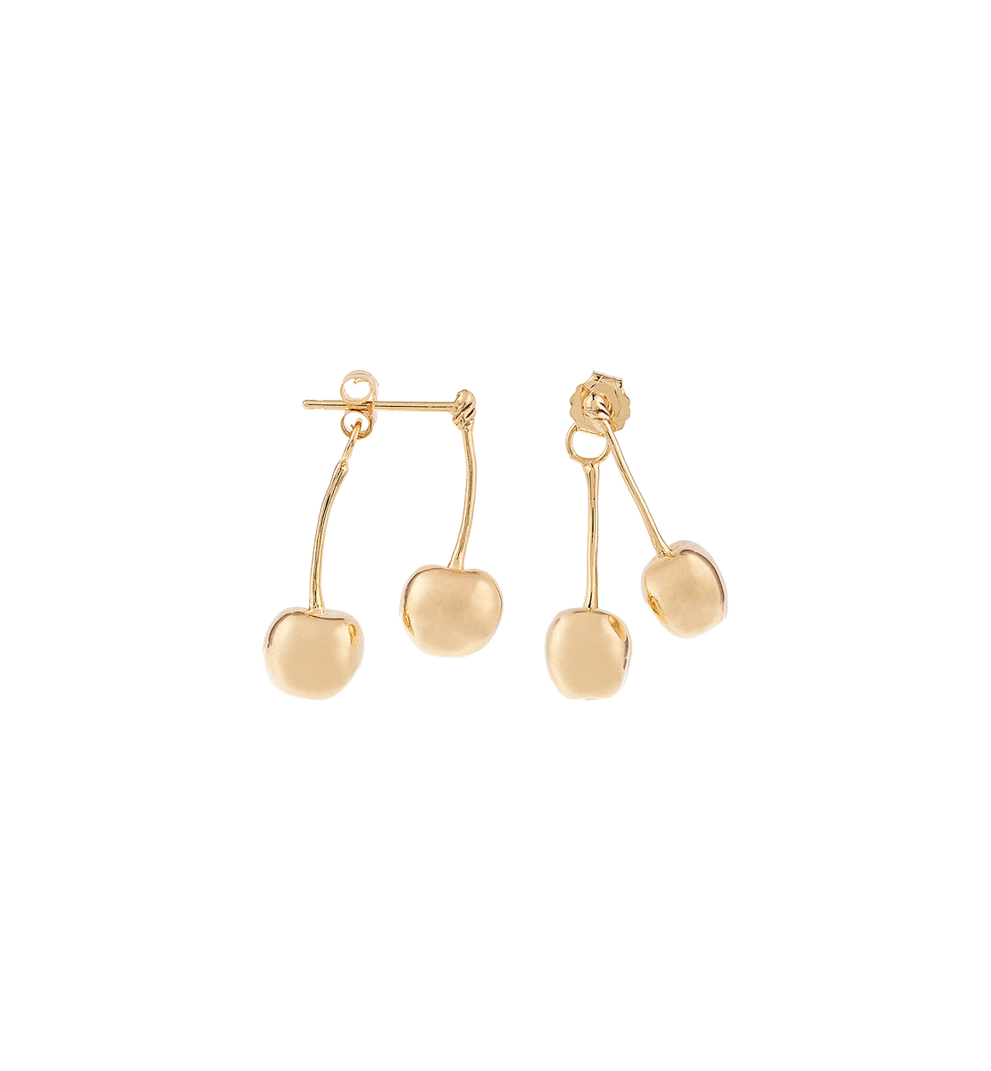 Single French Cherries Stud 9K | Jewellery | Anna + Nina