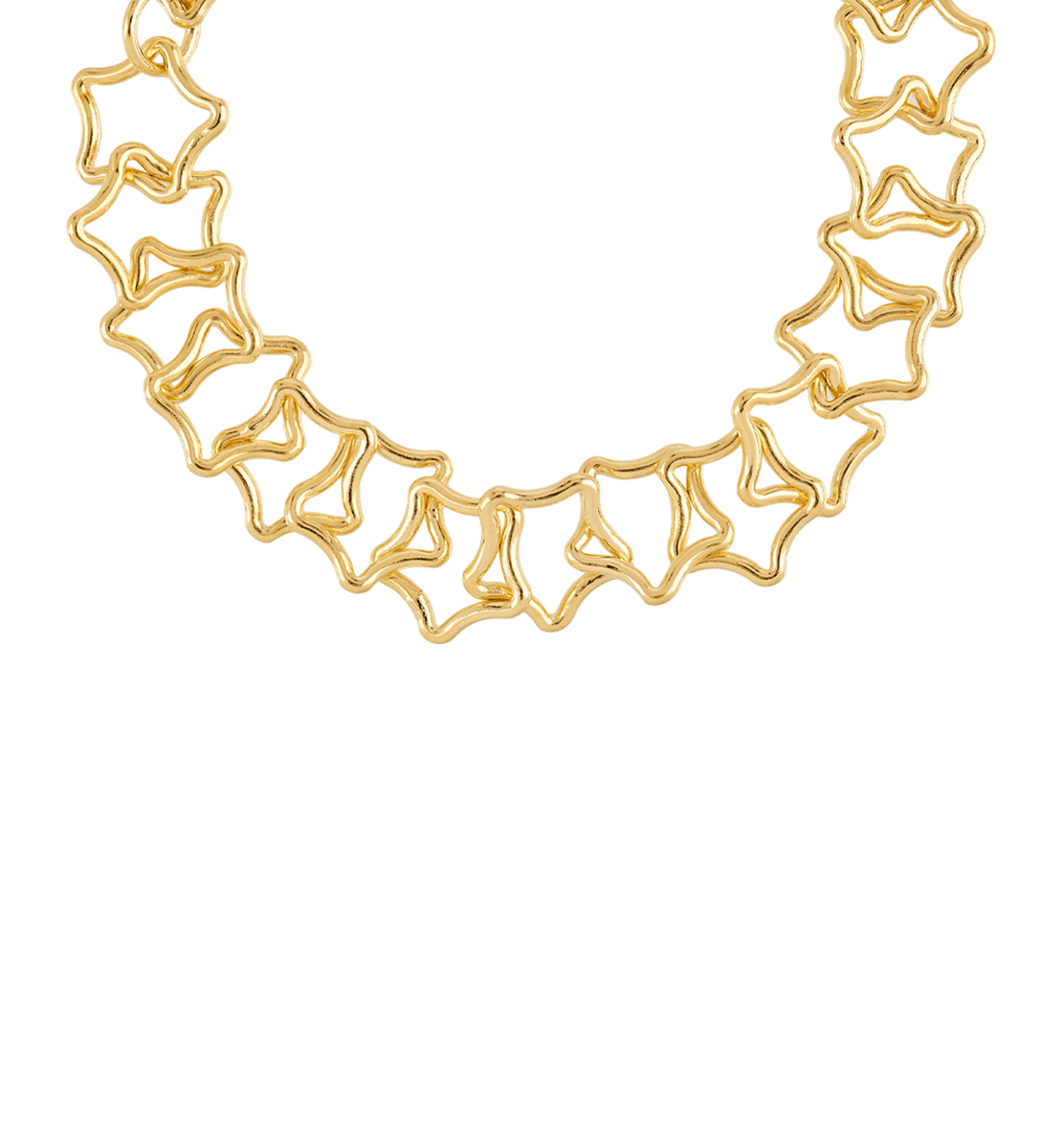 Linked Chunky Stars Bracelet | Jewellery | Anna + Nina