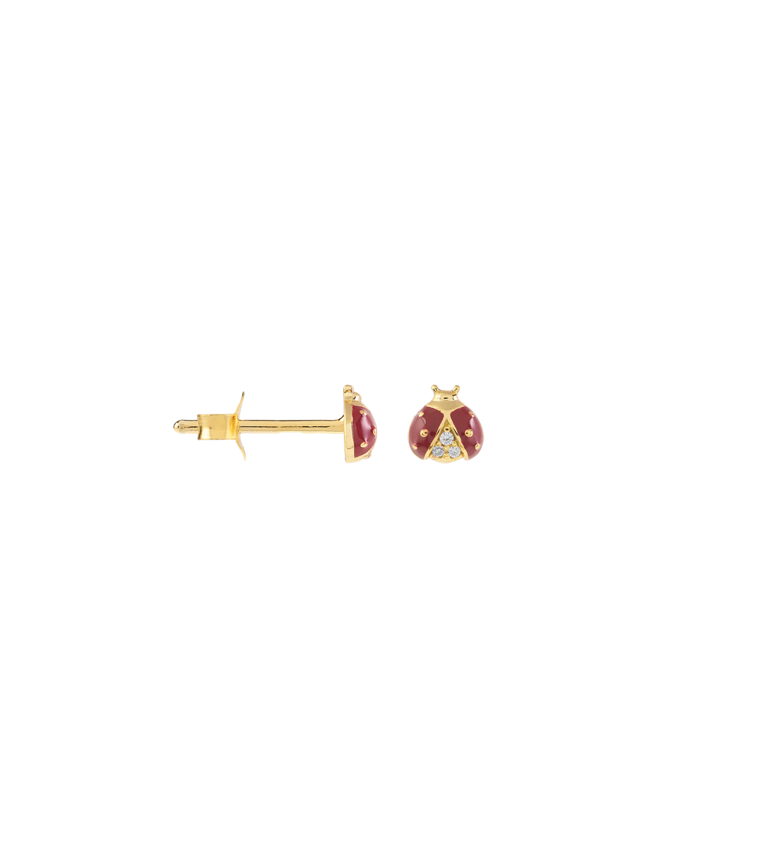 Single Lady Bug Stud | Jewellery | Anna + Nina